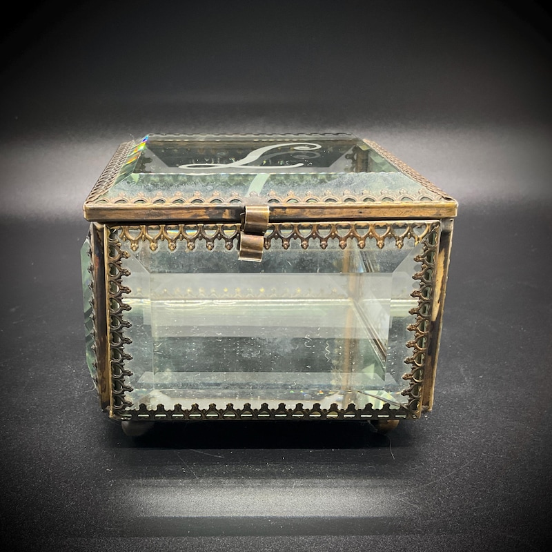 Glass Trinket Boxes - Etsy