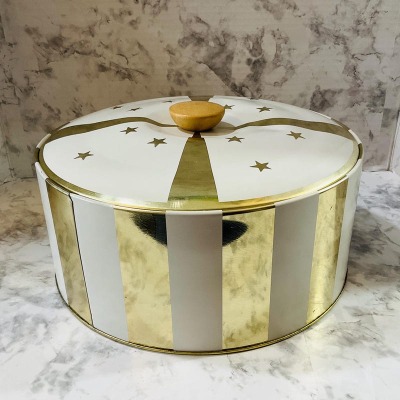Vintage Cake Tin - Etsy