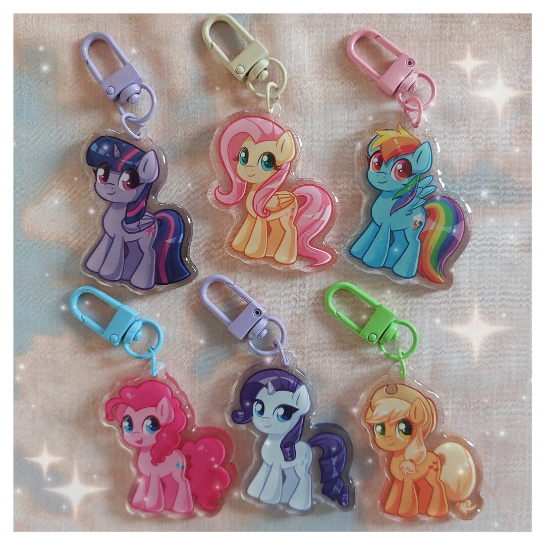 MLP Pony - Mini Acrylic Charms - Etsy