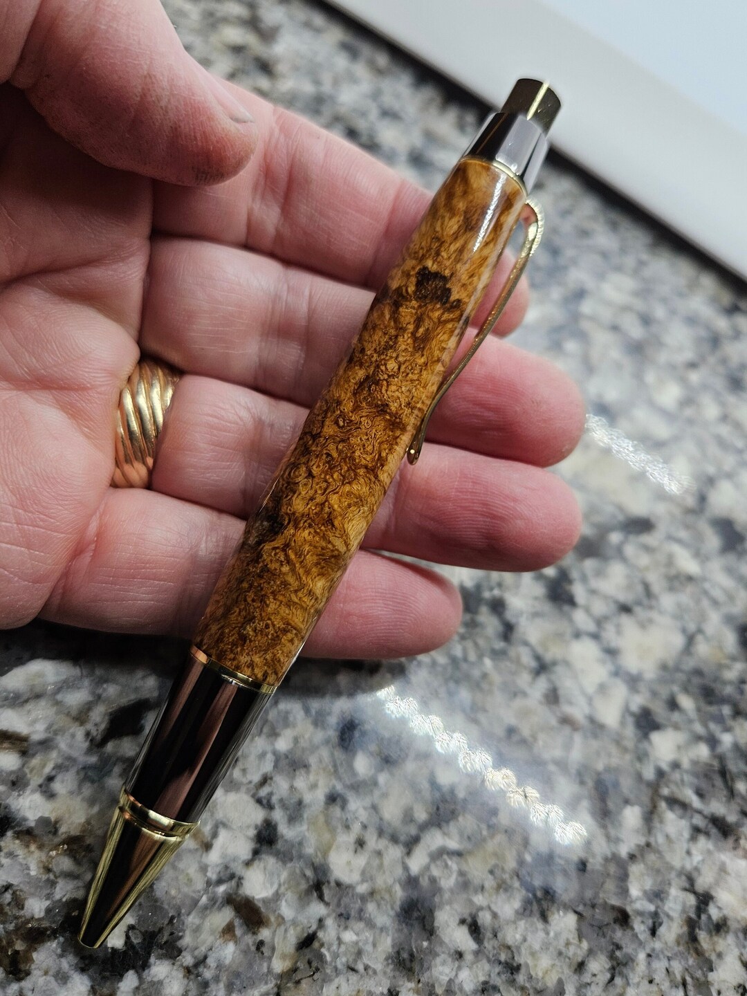 Luxury Oak Burl Big Ben Pen Custom, Gift, Ballpoint, Unique, Rare ...