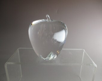 Steuben Glass Apple | Etsy