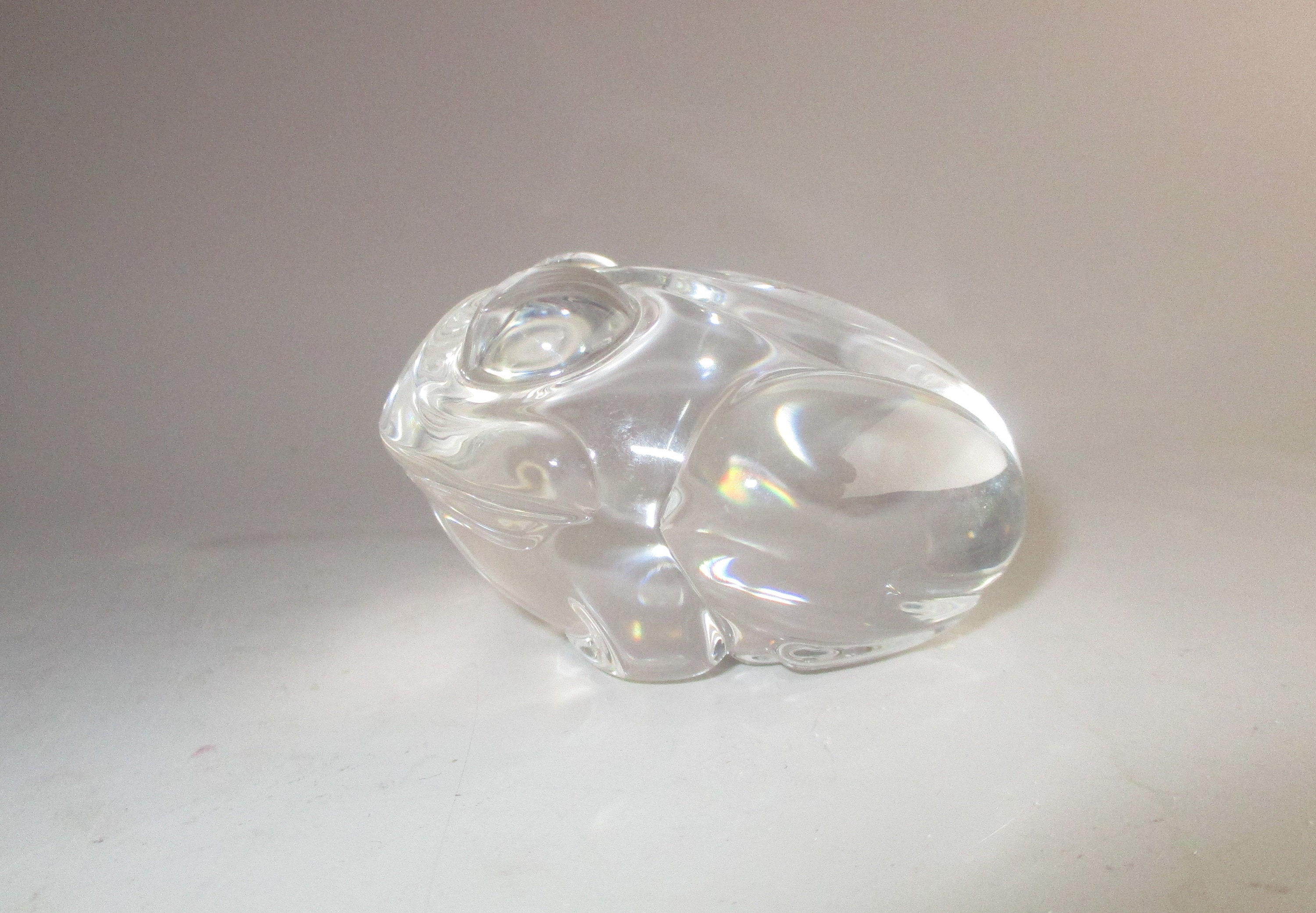 Steuben Frog Hand Cooler - Etsy