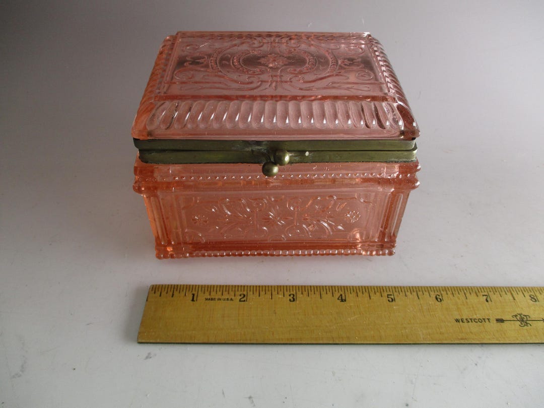 Imperial Russian Glass Tea Caddy Tea Box - Etsy