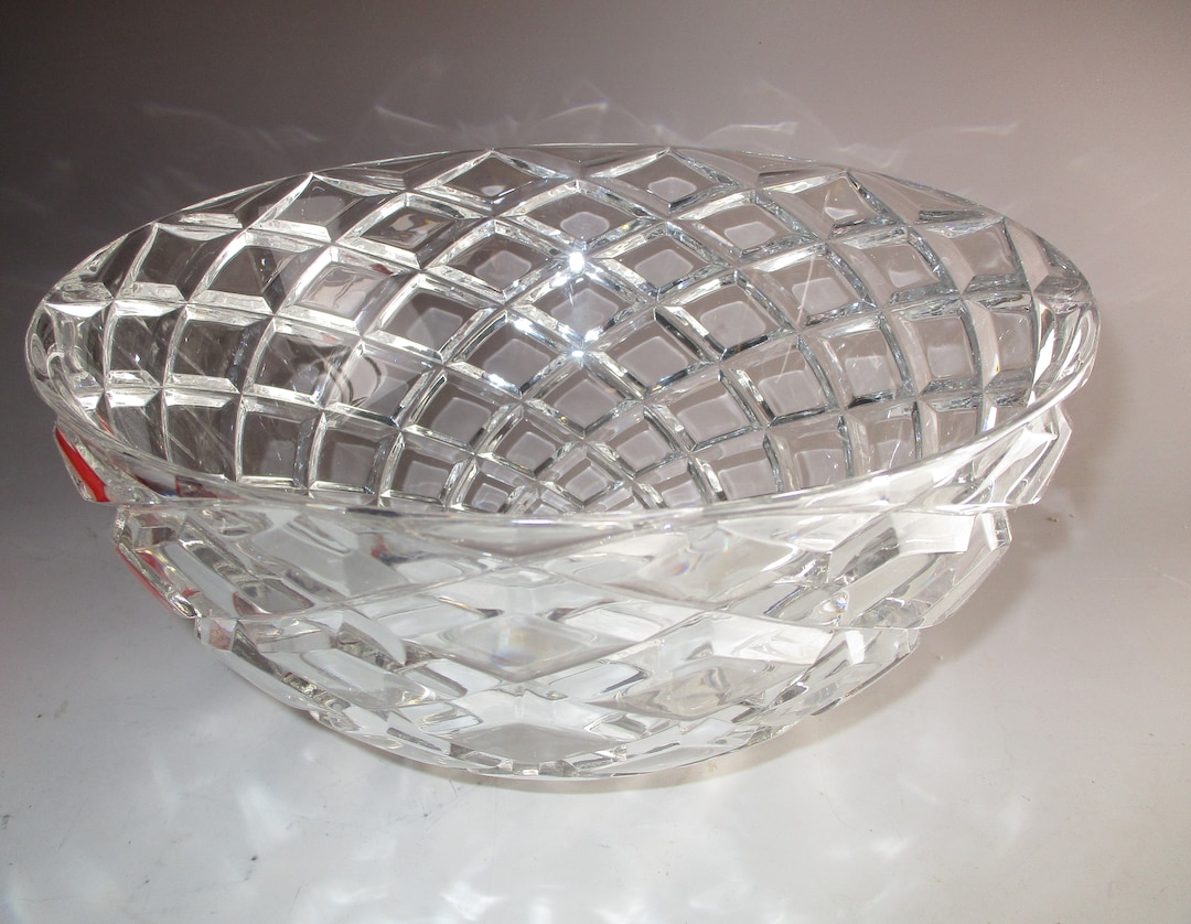 Tiffany & Co. Diamond Pattern Bowl 9.75" 1980's Josef Riedel - Etsy