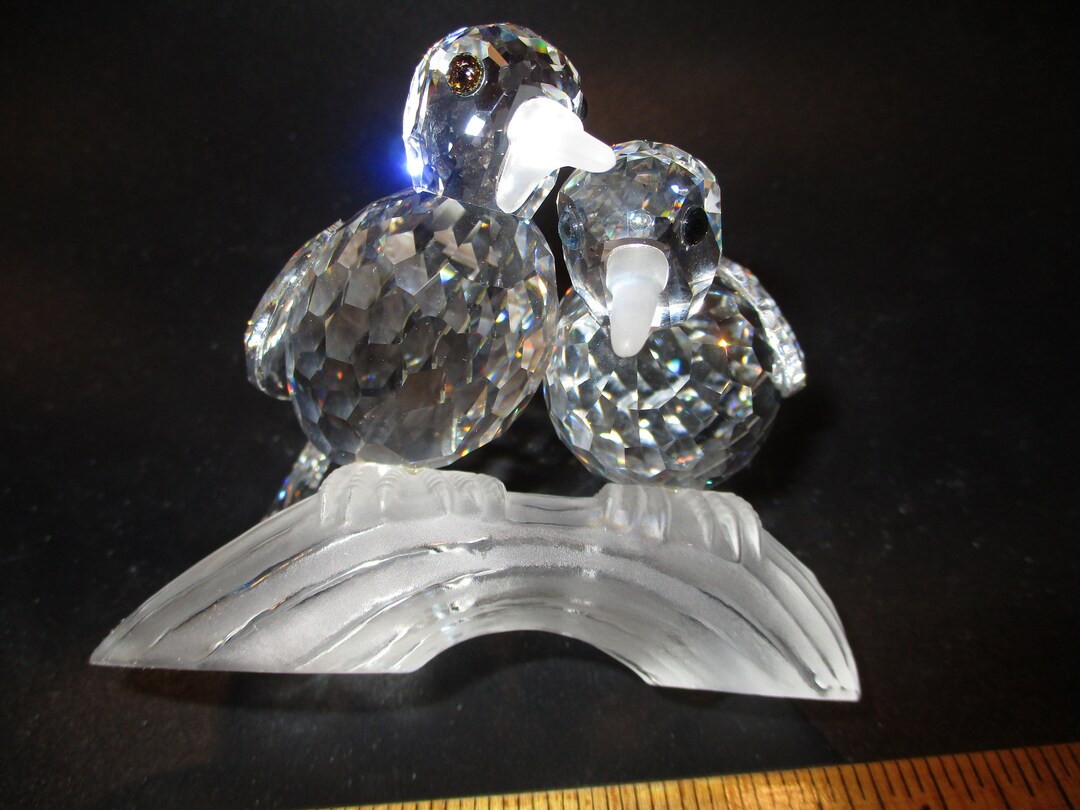 Swarovski - Turtle Doves- 1989 - "amour" - Etsy