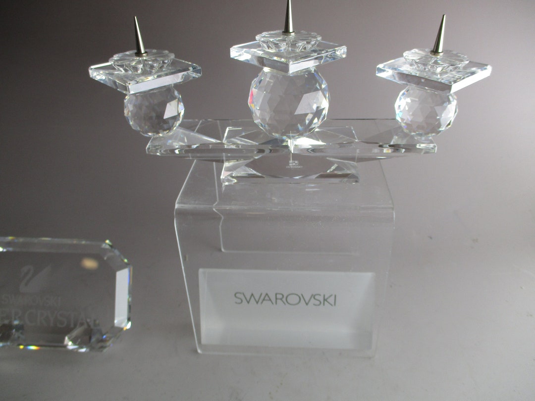 Swarovski - Three Ball Candlestick, Pin - 7600 - Etsy