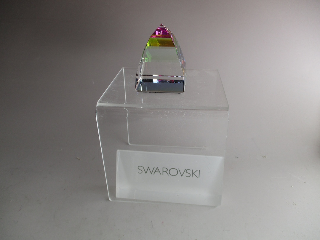 Swarovski - Pyramid Paperweight 7450 NR040 Small - Etsy