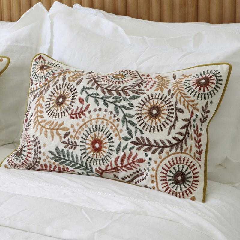 Embroidered Pillows - Etsy