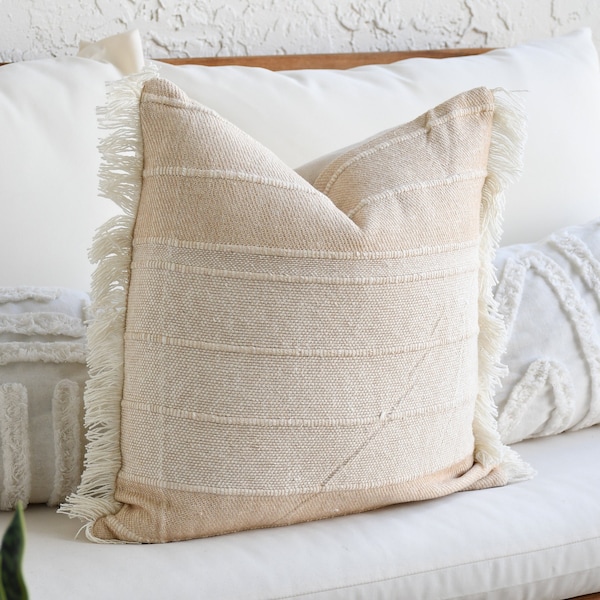 Cream Throw Pillows - Etsy