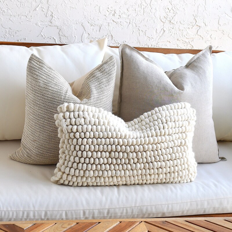 Neutral Pillows - Etsy