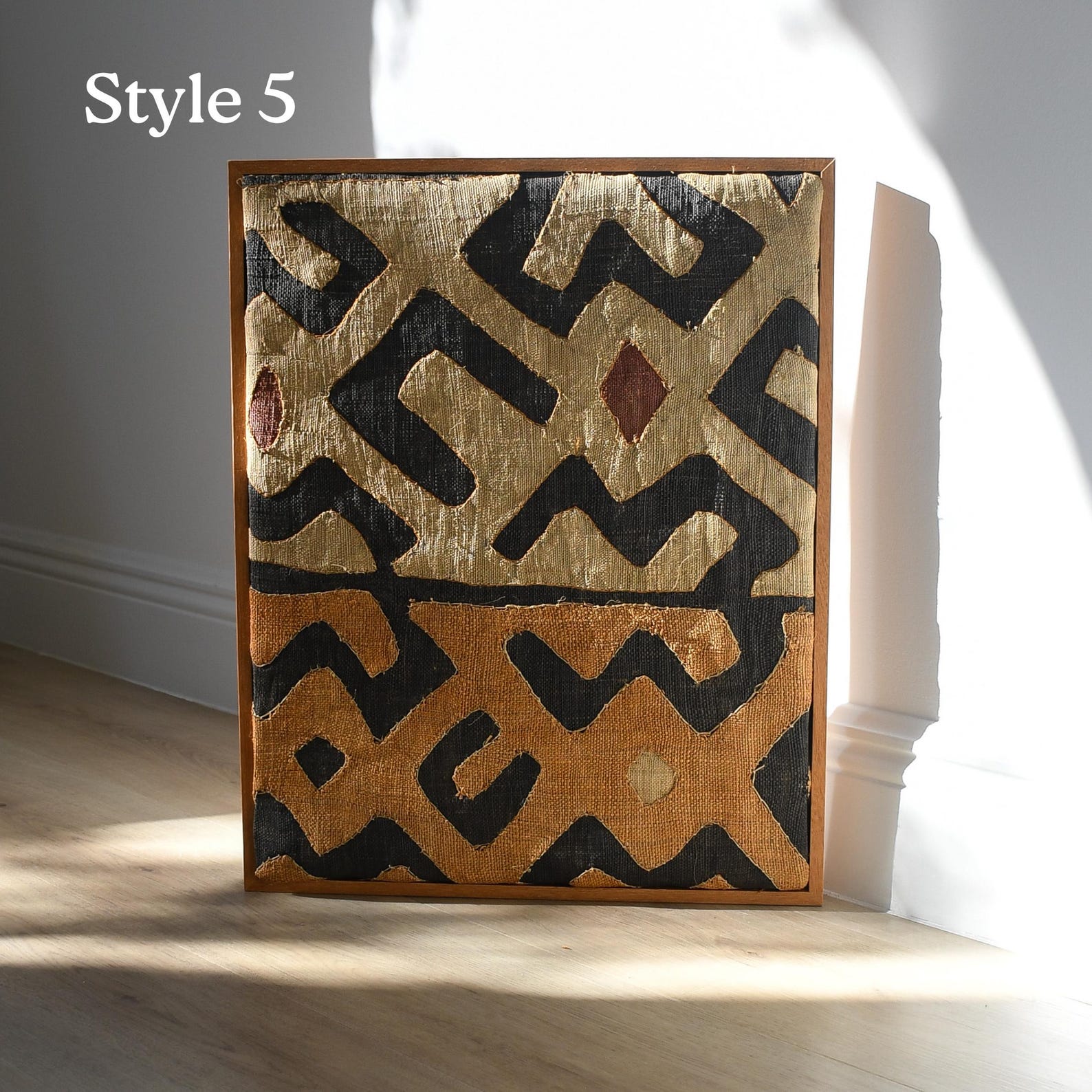 Authentic African Wall Art, Tribal Textile Textured Decor, Boho ...