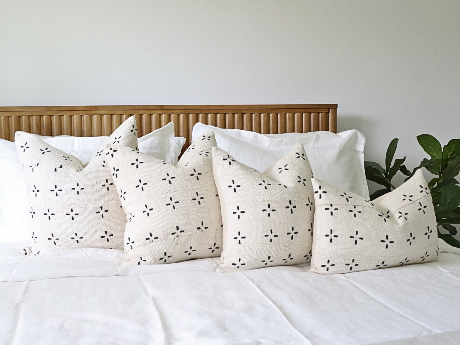Ivory Unique Throw Pillow | Handmade Neutral Pillow | 20x20 Throw ...