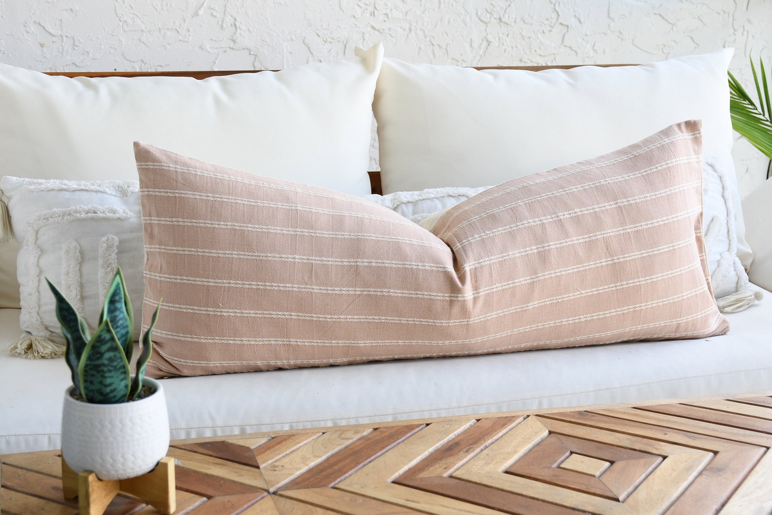 Soft Pink Little Lumbar Pillow Cover Girls Room Pillow Covers 12 X 18 ...