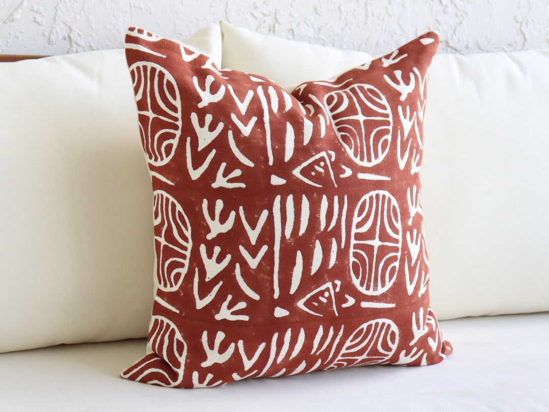 2 Large Brown Throw Pillows, Decorative Textured 20 X 20 Pillows, Brown ...