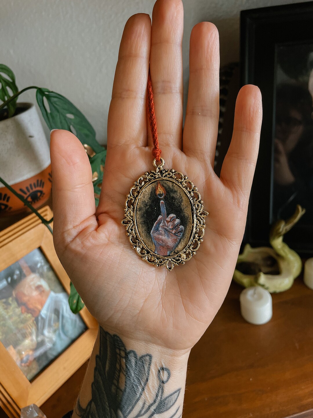 Fire Magick No. 3// Original Miniature Oil Painting - Etsy