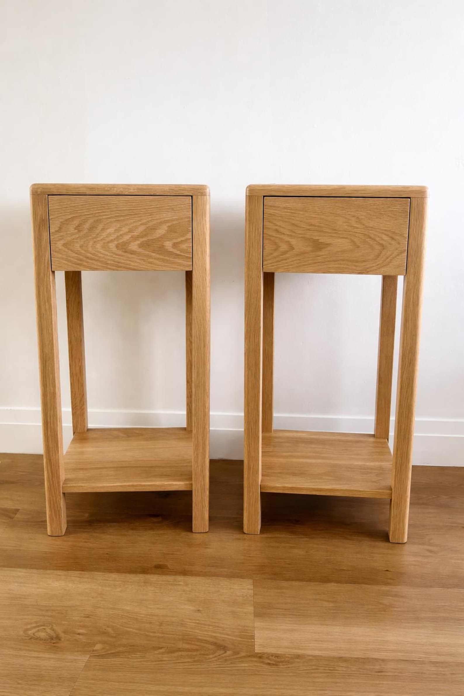 Modern Nightstand With Drawer: Minimalist Bedside Table - Etsy