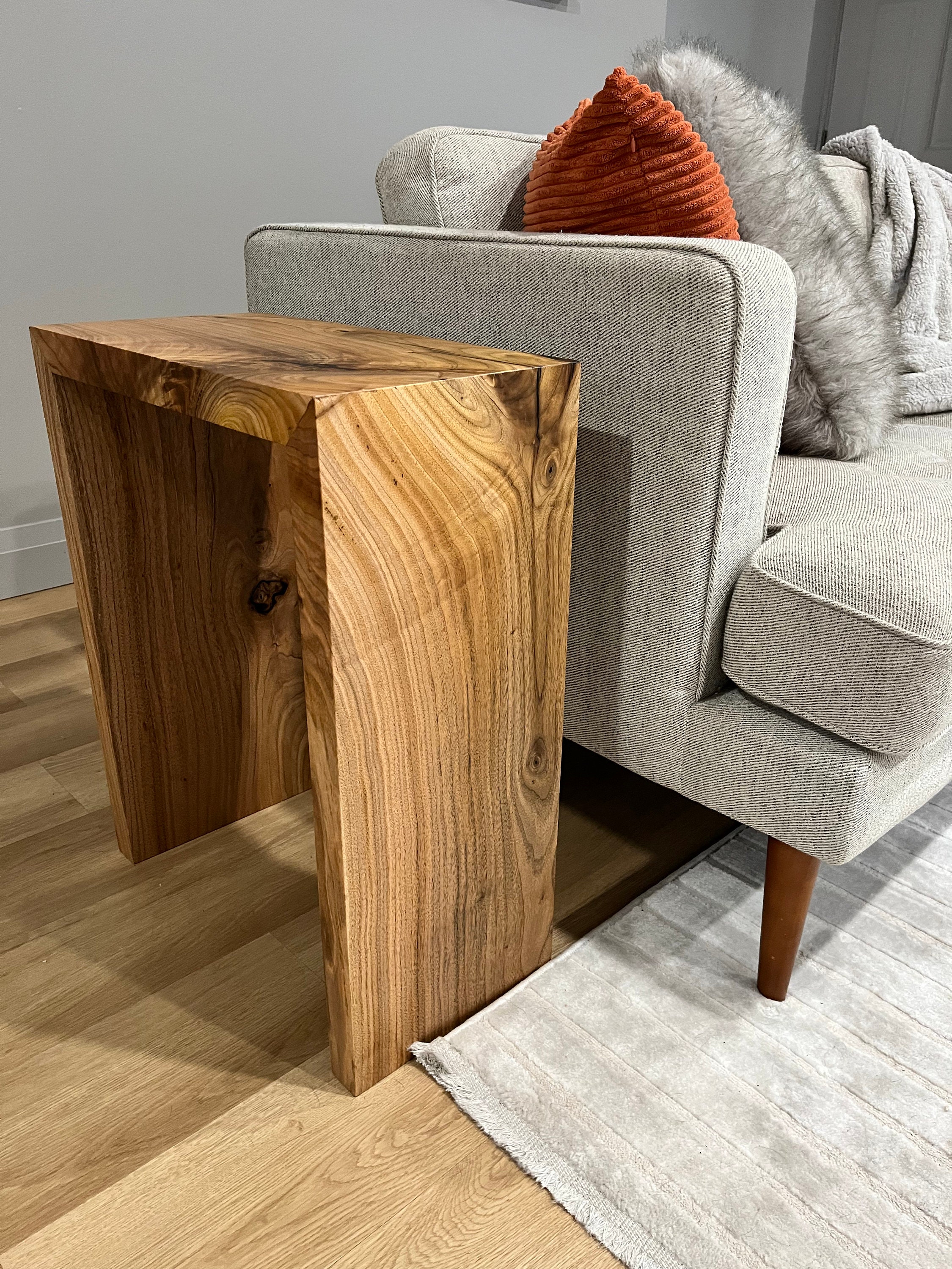 Modern End Table / Side Table / Accent Table / Waterfall Table / Coffee ...