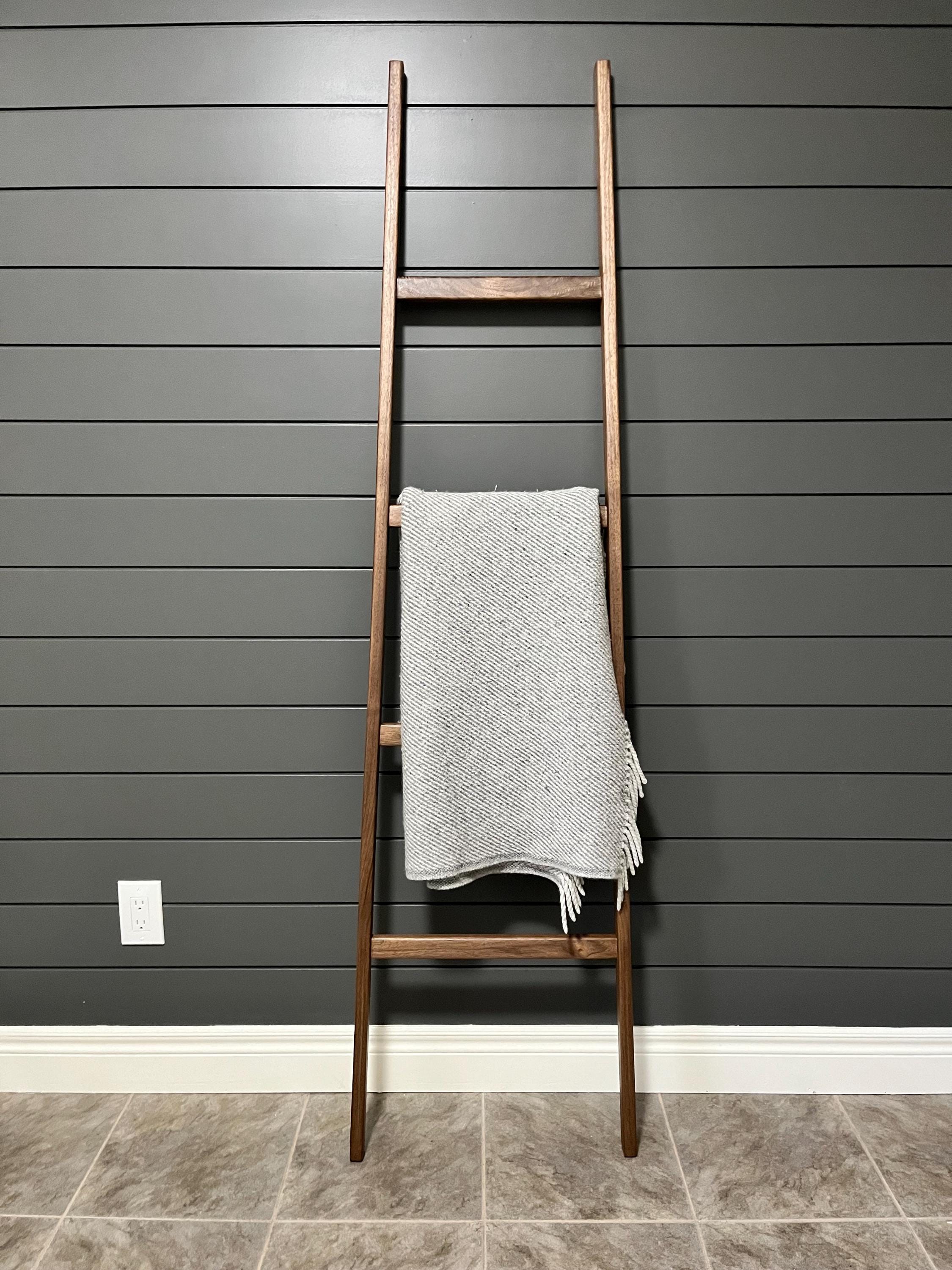 Blanket Ladder / Modern Blanket Ladder / Farmhouse Blanket Ladder / 72 ...