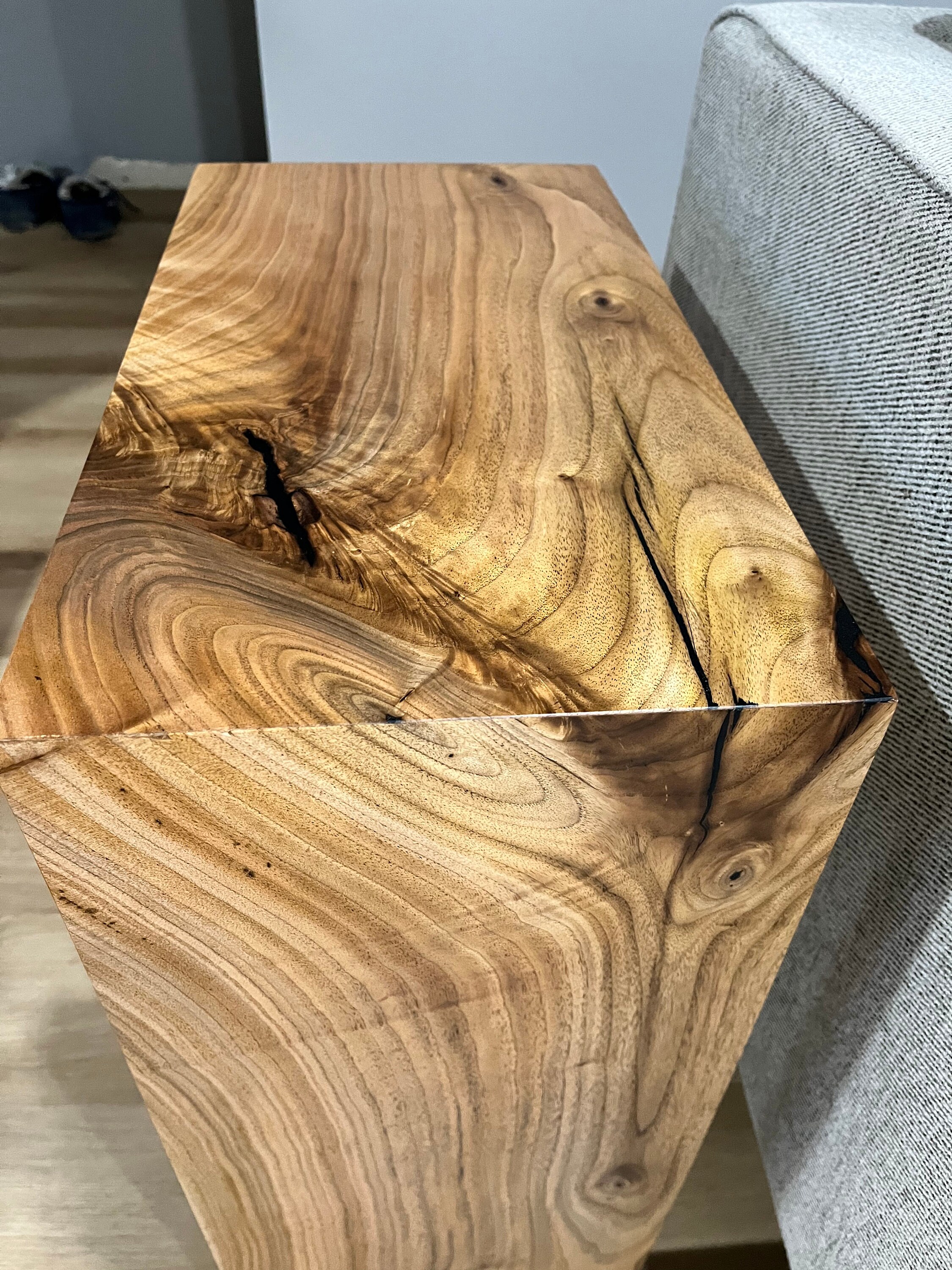 Modern End Table / Side Table / Accent Table / Waterfall Table / Coffee ...