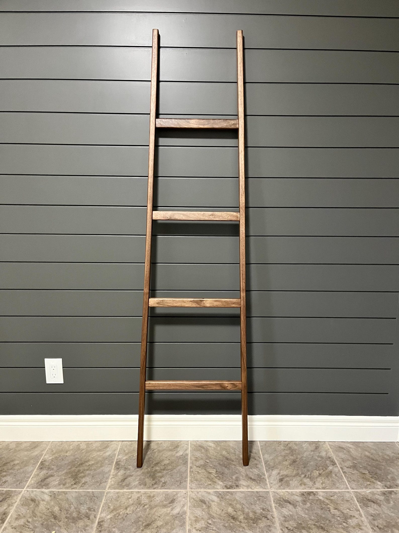 Blanket Ladder / Modern Blanket Ladder / Farmhouse Blanket Ladder / 72 ...