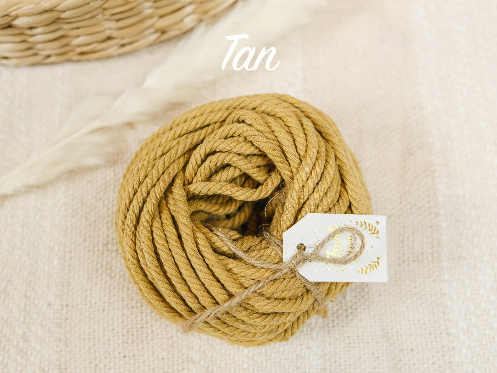 4mm Macrame Cord 3strand rope Triple Strand Cotton Strings | Etsy