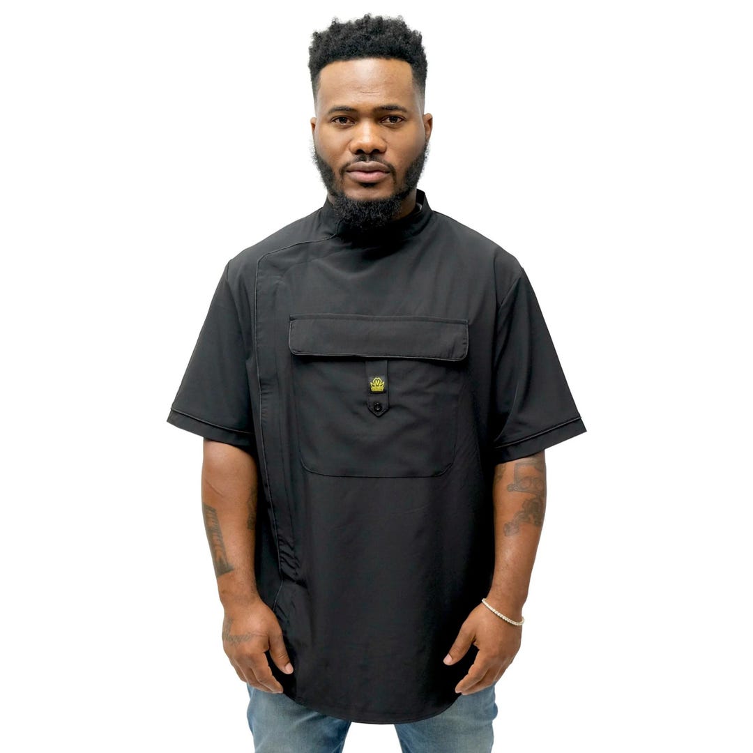 Barber Smock- Old New York- Black - Etsy