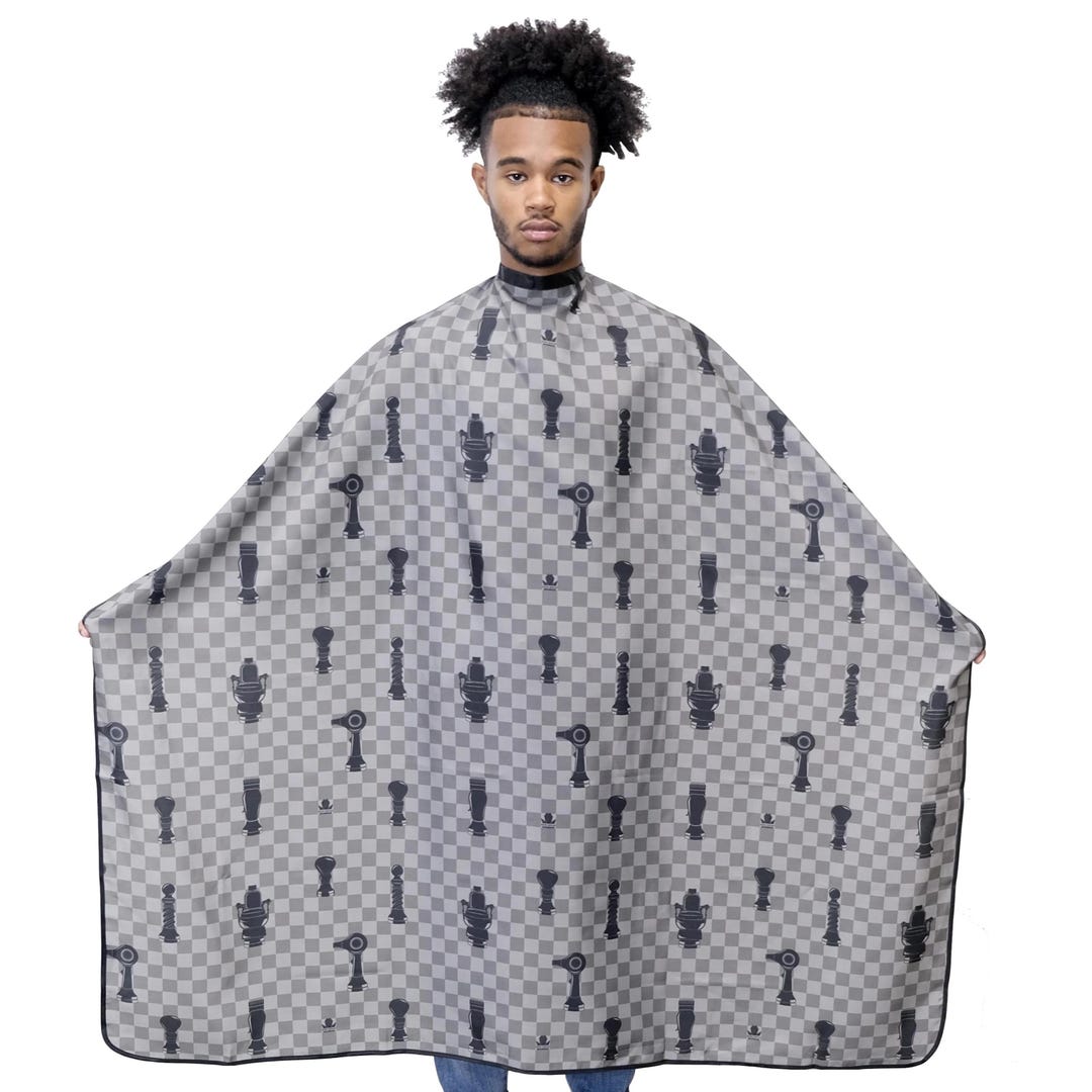 Barber Cape - Hair Cutting Cape - King Me Collection - Etsy