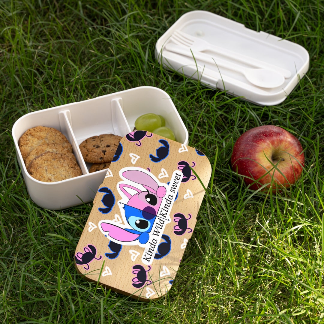 Angel and Stitch Fan Art Bento Box Personalized Lunchbox - Etsy