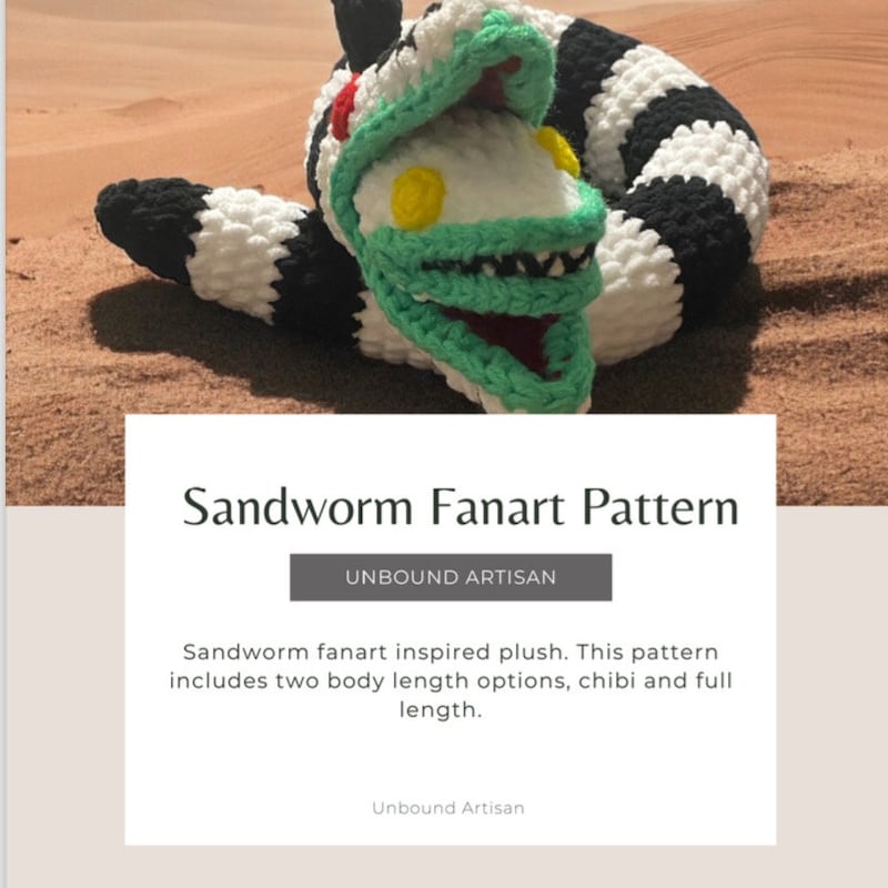 Sandworm Plush - Etsy