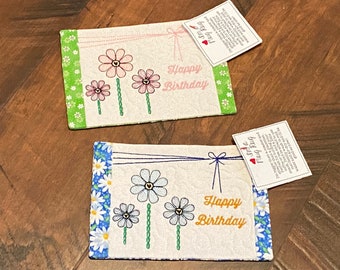 Happy Birthday Mug Rugs - Etsy