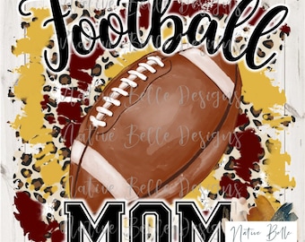 Red Football Mom Tumbler Football Mom Photo Tumbler 20 Oz. - Etsy