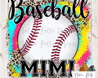 Baseball Mimi Png - Etsy