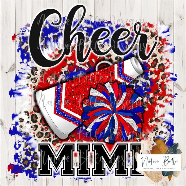Blue and White Cheer Mimi Shirts - Etsy