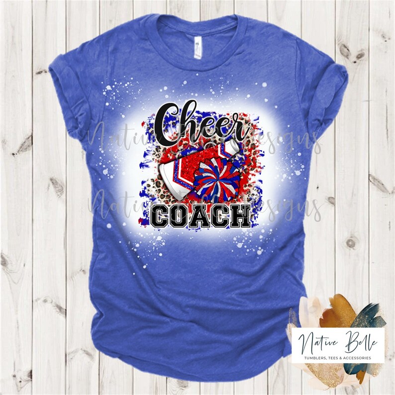 Cheer Coach Red White and Bluesublimationdigital - Etsy