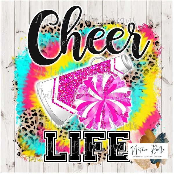 Neon Cheer Svg - Etsy