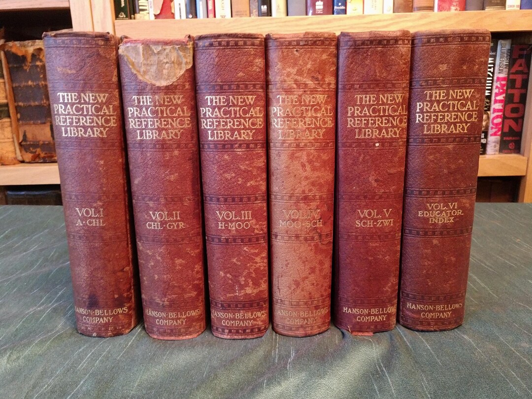 The New Practical Reference Library 1913, Volumes 1-6 - Etsy
