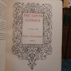 Signed 1909 Greek & Latin Classics - 15 Book Complete Set - Etsy