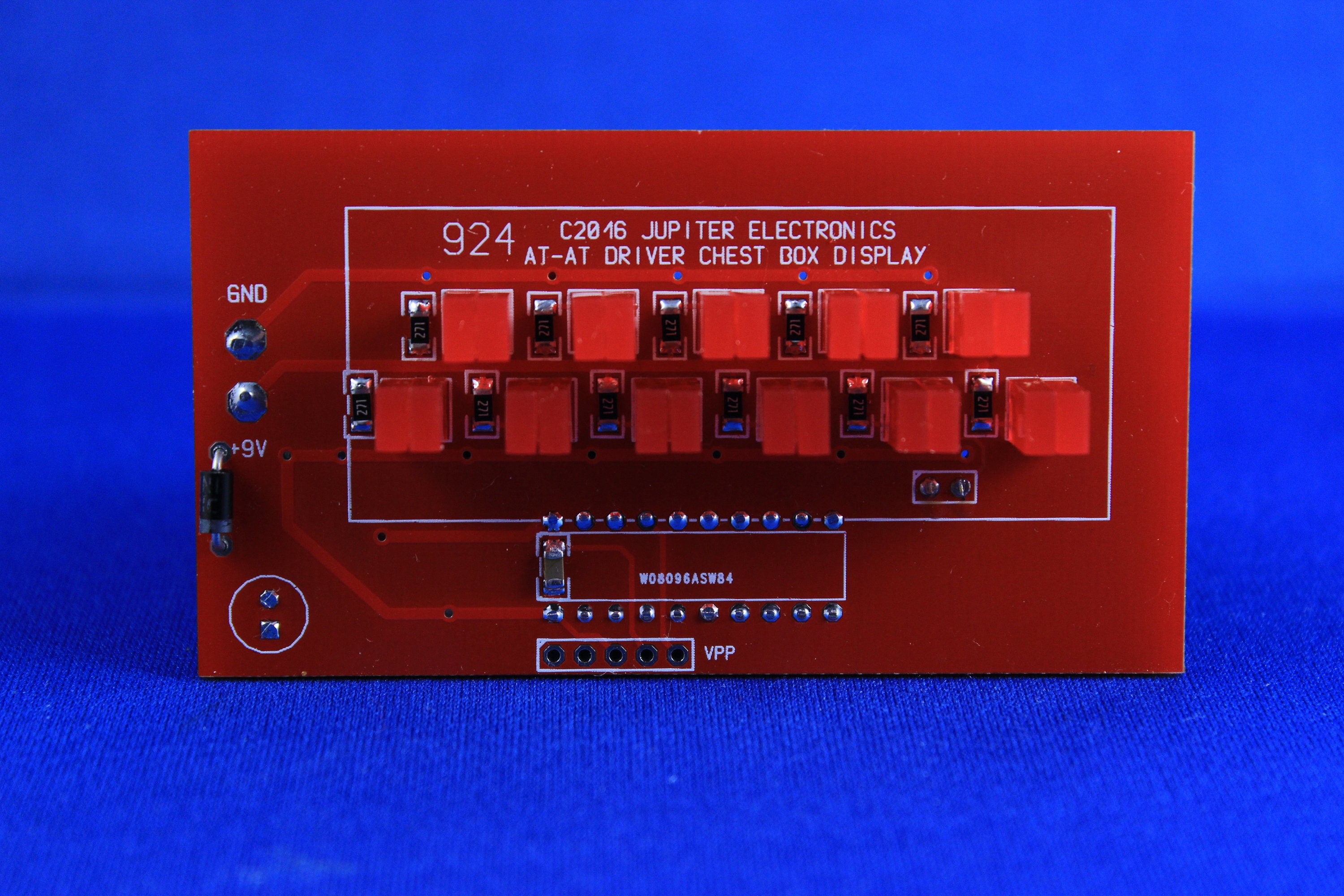 Star Wars AT AT Driver LED Chest Display - Etsy