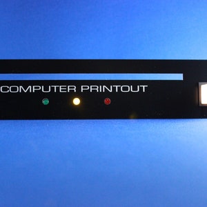 Knight Rider KITT Computer Printout Printer - Etsy