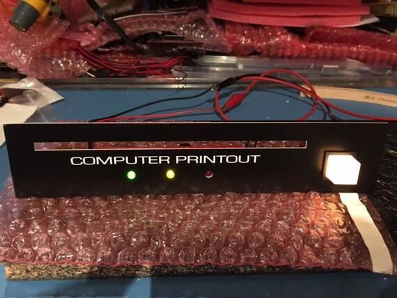 Knight Rider KITT Computer Printout Printer | Etsy UK