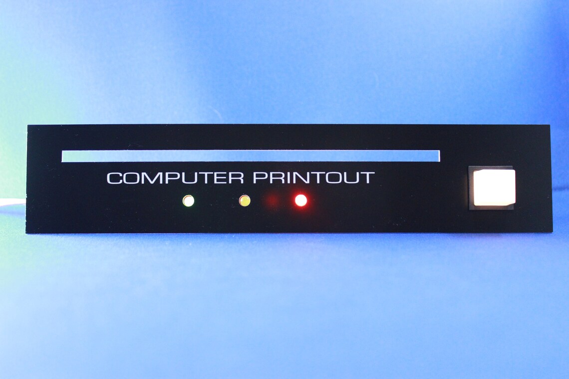 Knight Rider KITT Computer Printout Printer - Etsy Canada