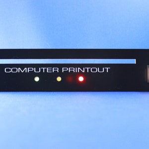 Knight Rider KITT Computer Printout Printer - Etsy