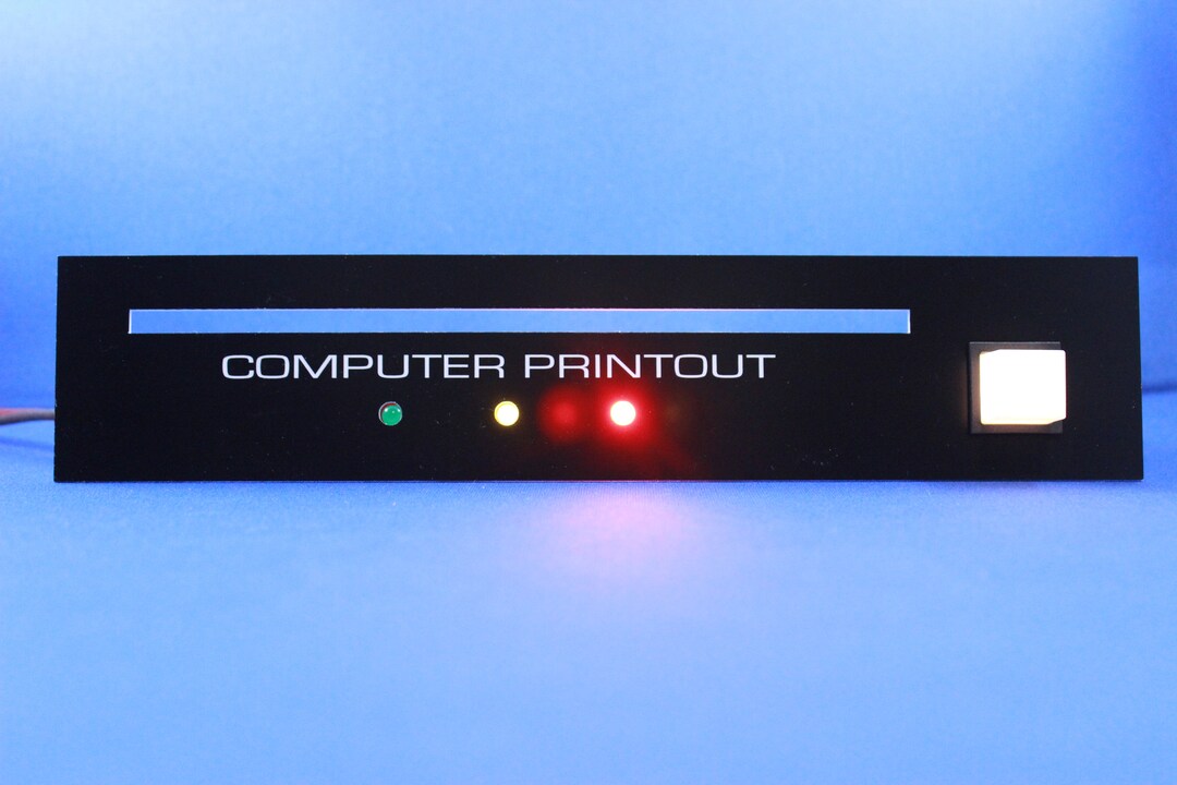 Knight Rider KITT Computer Printout Printer - Etsy