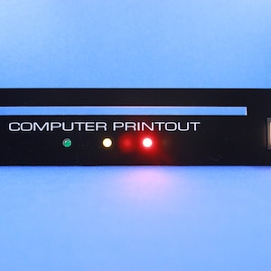 Knight Rider KITT Computer Printout Printer - Etsy