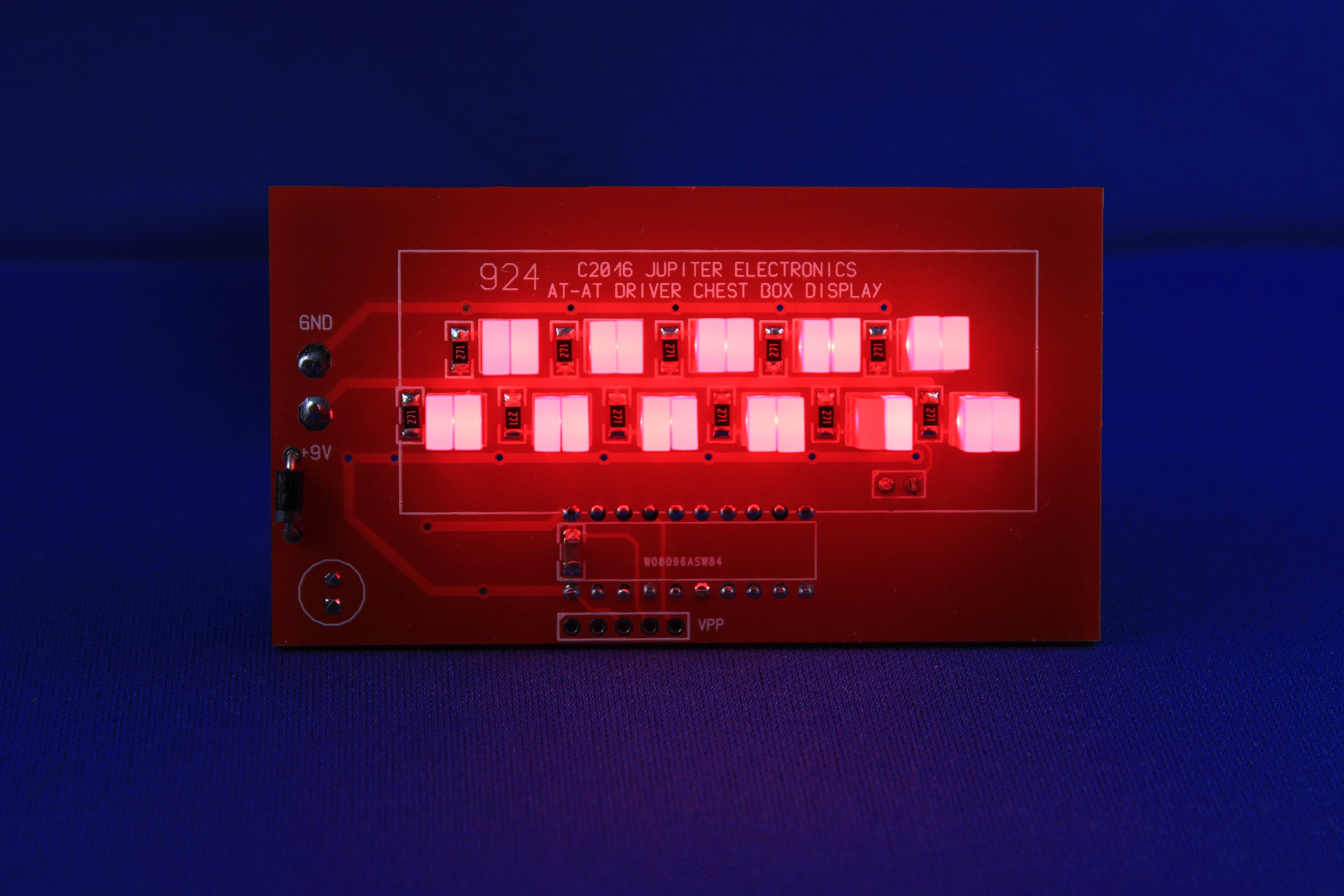 Star Wars AT AT Driver LED Chest Display - Etsy