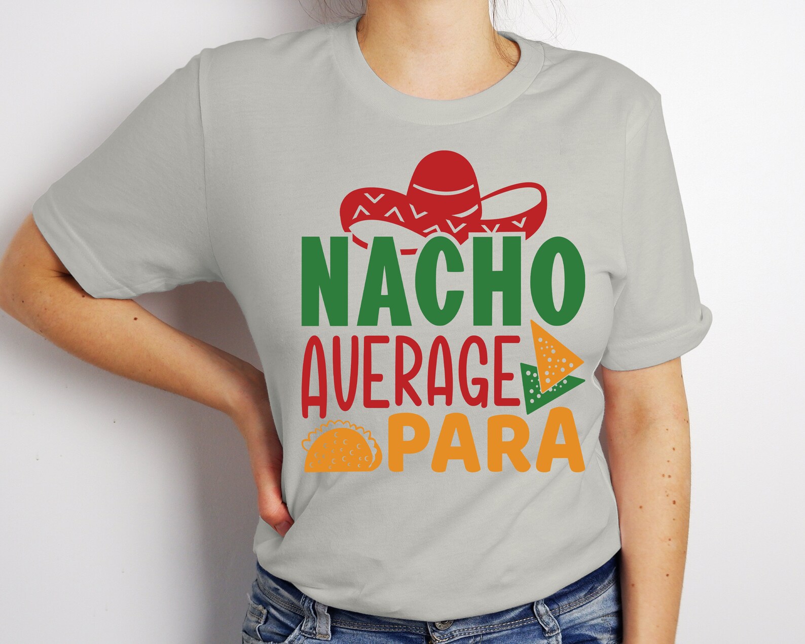 Nacho Average Paraprofessional Tshirt-paraprofessional Gifts,para ...
