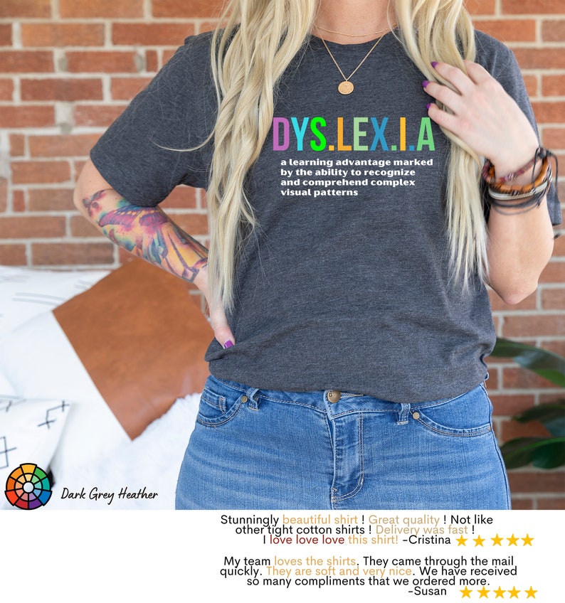 Dyslexia Shirt,autism Shirt,reading Teacher Gift,autism Tshirt,autism ...