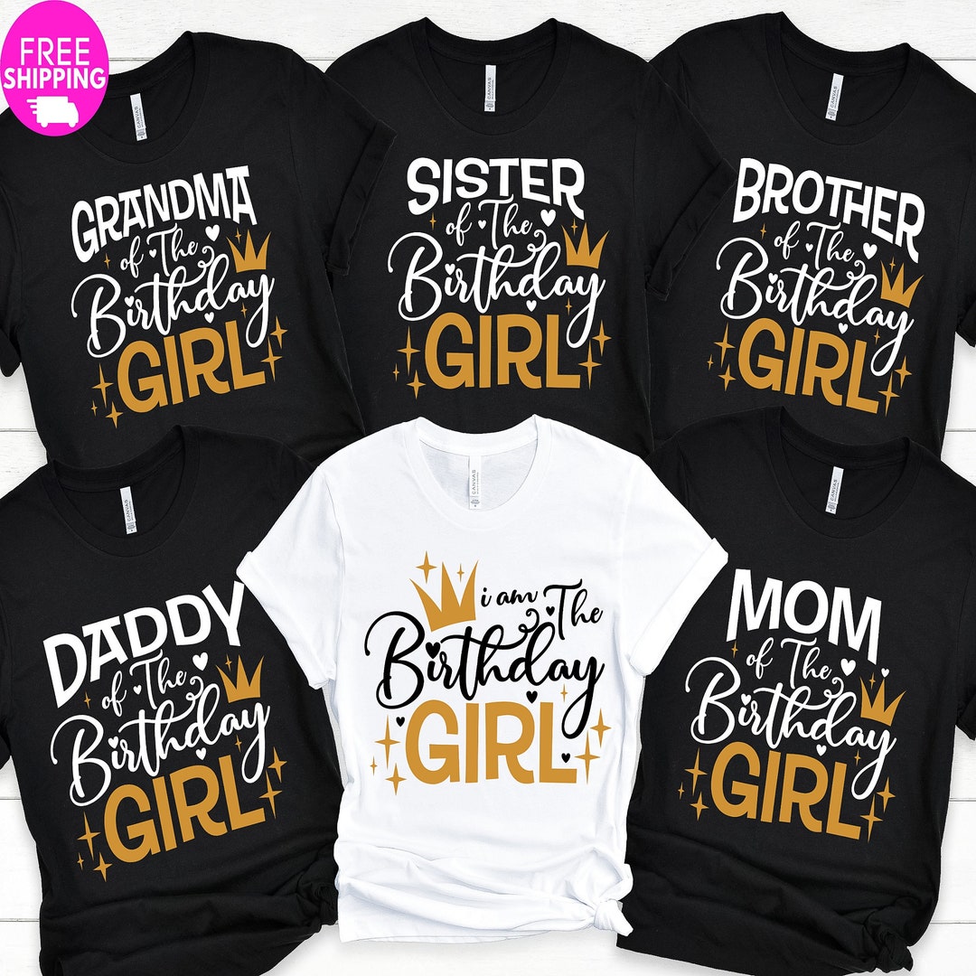 Family Birthday Squad Shirts, Birthday Crew Shirts, Birthday Party ...
