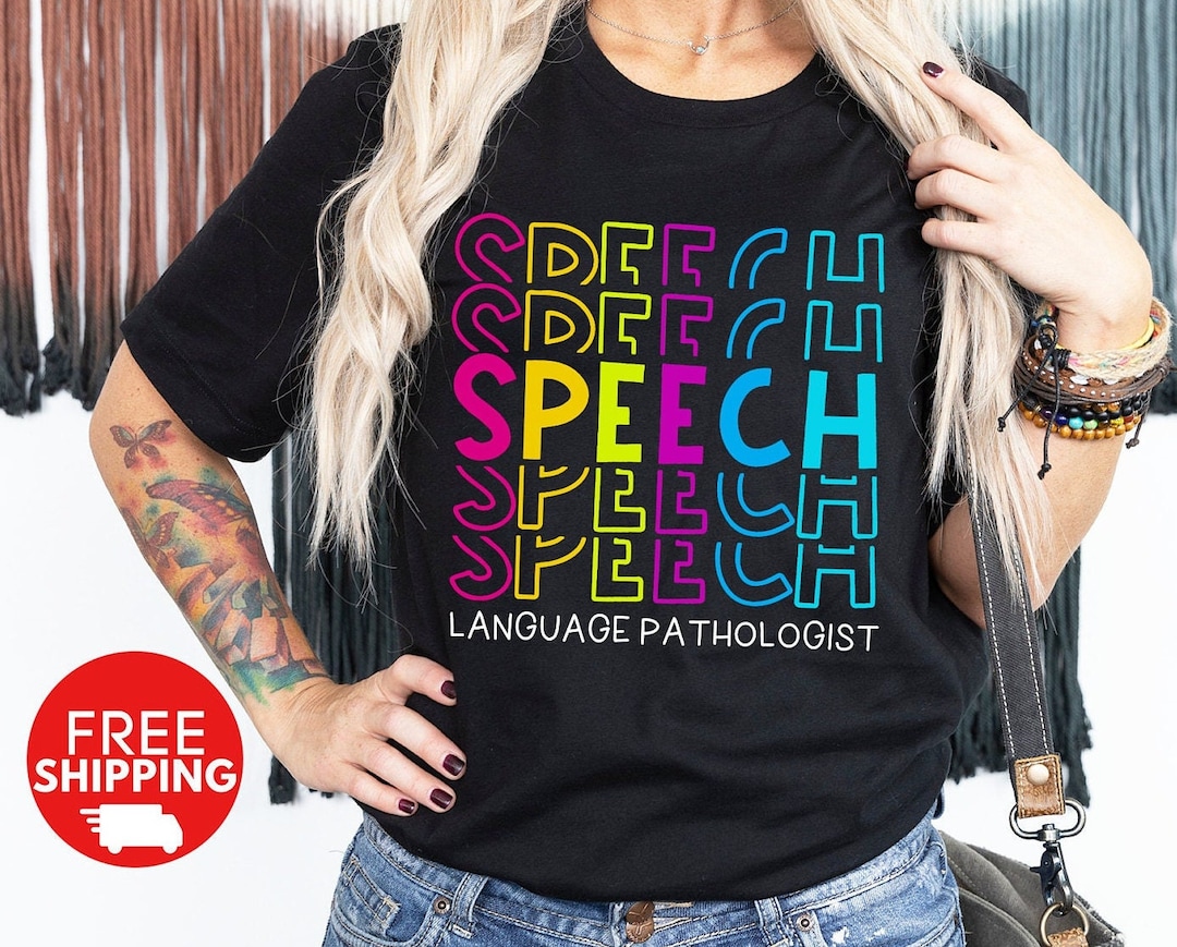 SLP Speech Language Pathologist Shirt, Speech Therapy shirt, Sign ...