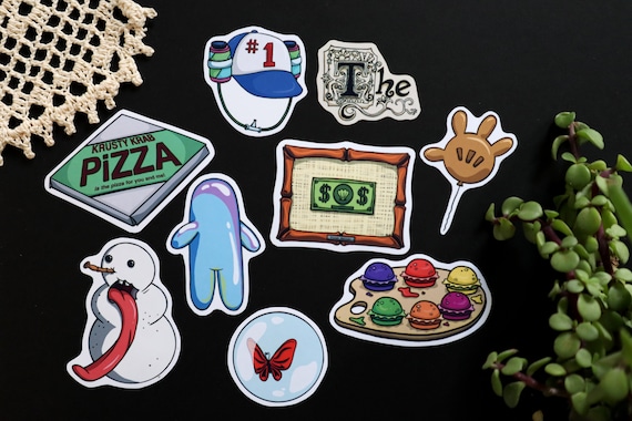 Spongebob Stickers Nickelodeon Sticker Pack Laptop | Etsy